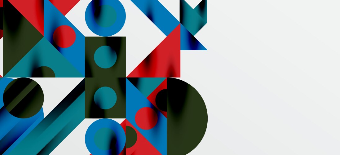 Geometric neo patterns abstract background Vector Image