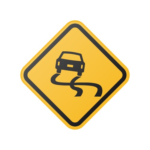 Fall down stairs warning sign Royalty Free Vector Image