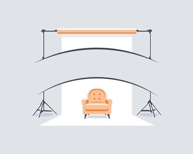 Photo studio background Royalty Free Vector Image