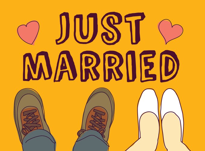 Just Married Vector Images (over 5,800)