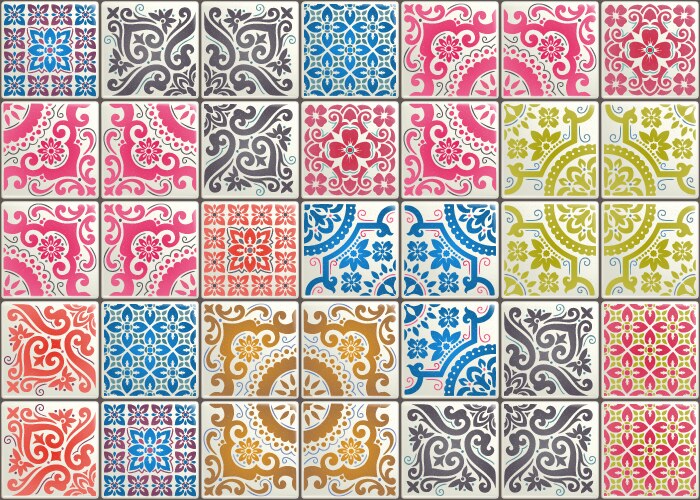 Fence wall seamless pattern Royalty Free Vector Image