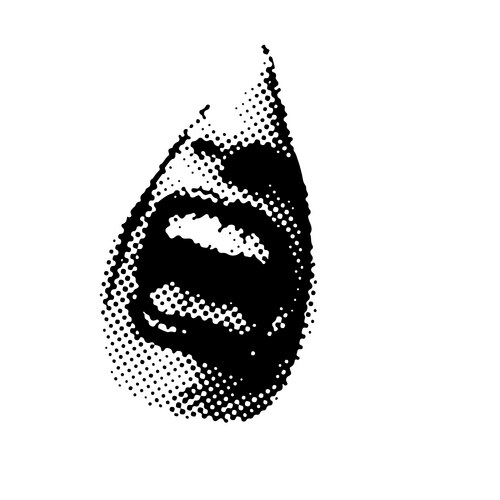 Screaming basketball Royalty Free Vector Image