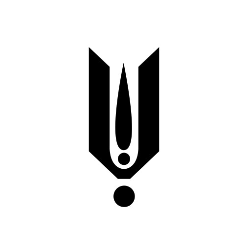 Lord vishnu tilak and eyes icon Royalty Free Vector Image