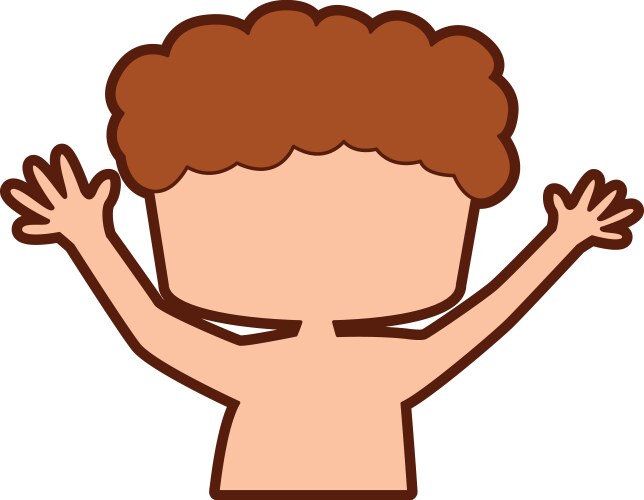 Shirtless Boy Vector Images (over 2,200)