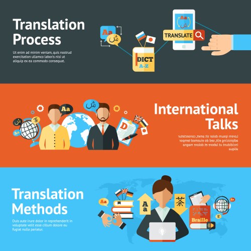 Multi language translator smartphone chat app Vector Image