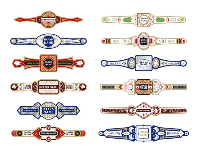 Cigar Label Vector Images (over 2,800)