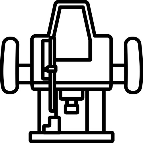Mill cutter blueprints Royalty Free Vector Image