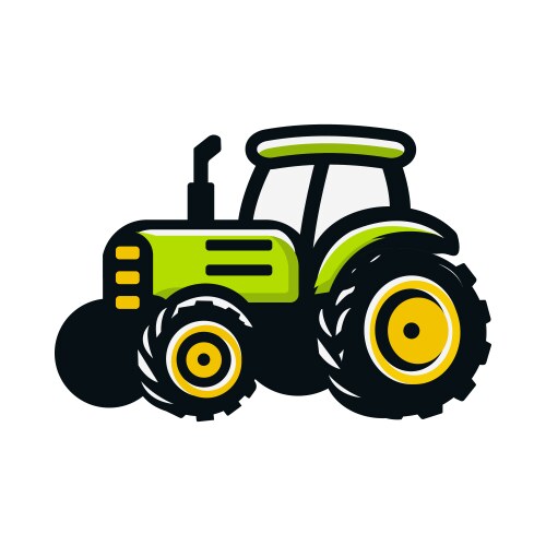 Farm Tractor Icon Royalty Free Vector Image Vectorstock