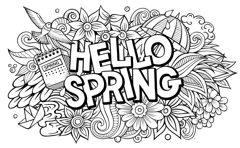 Spring Cartoon Vector Images (over 260,000)