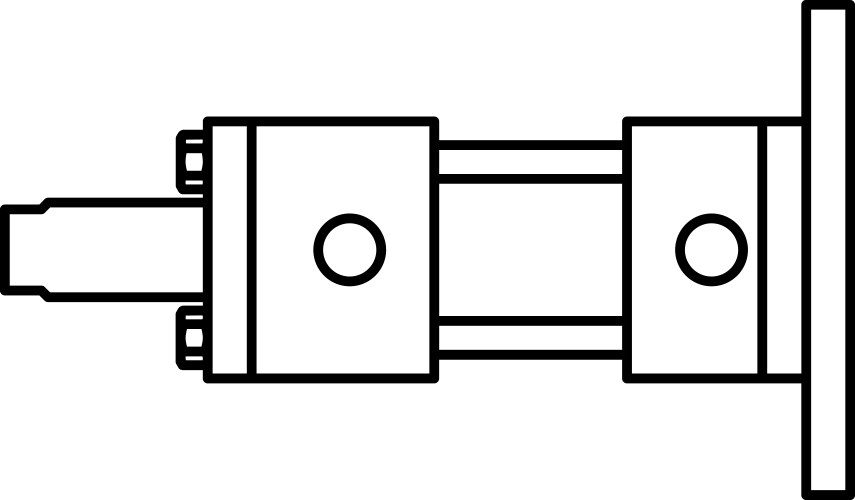 Cylinder pneumatic hydraulic Vector Images & Graphics for Commercial ...