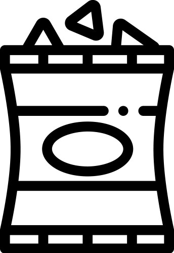 Circuit icon thin linear style design isolated Vector Image