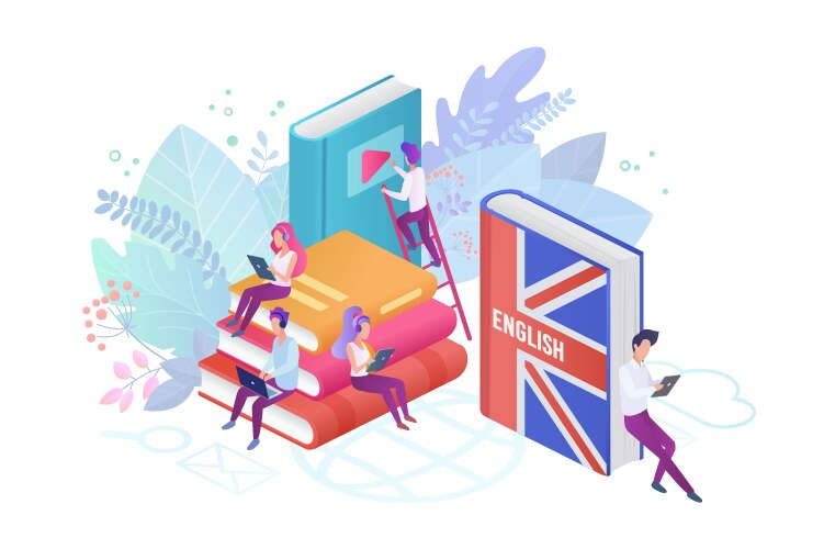 English club poster design in a panorama banner Vector Image