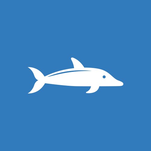 Dolphin logo Royalty Free Vector Image - VectorStock