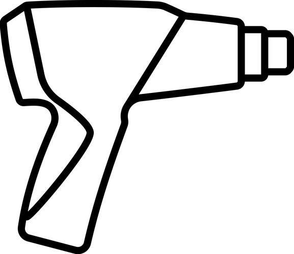 Electric industrial dryer icon Royalty Free Vector Image