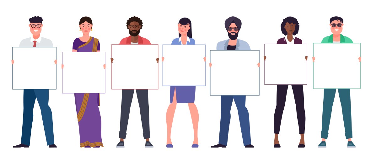 Multinational business team Royalty Free Vector Image