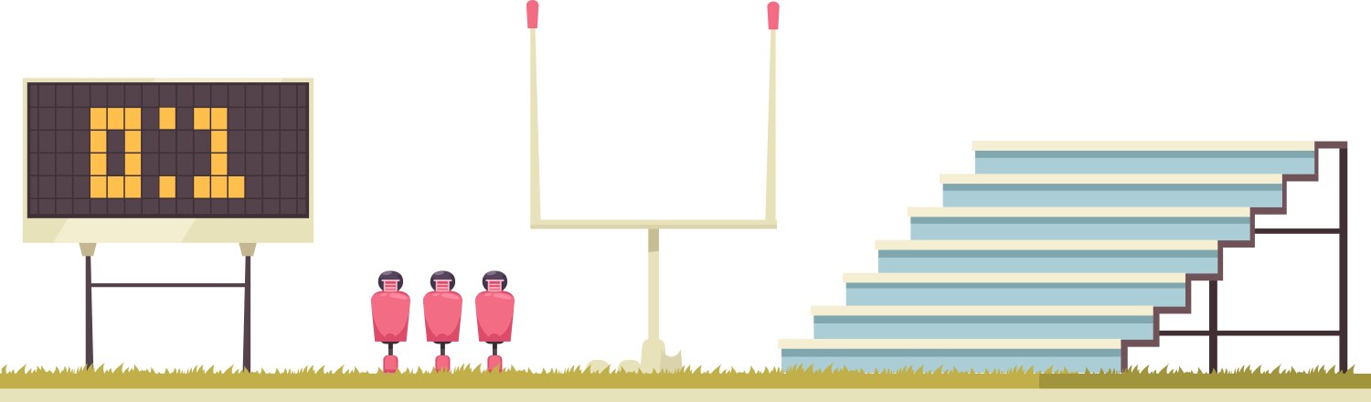 Cartoon football stadium Vector Images & Graphics for Commercial Use ...