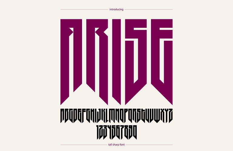 Heavy Metal Font Vector Images (over 1,300)