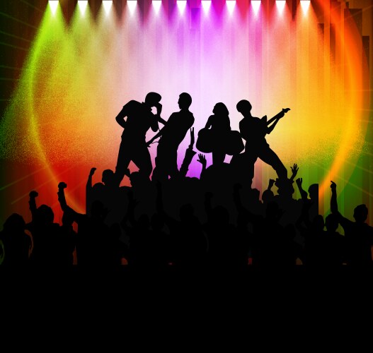 Dancing group dancer practice street dance Vector Image