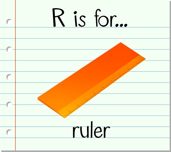Letter R Flashcards Vector Images (over 280)
