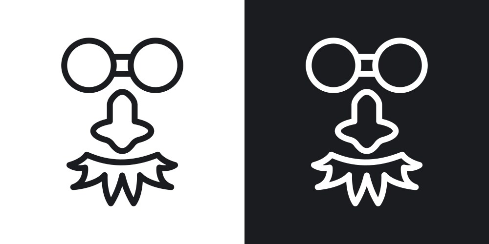 Joke day icon set april fool jester symbol Vector Image