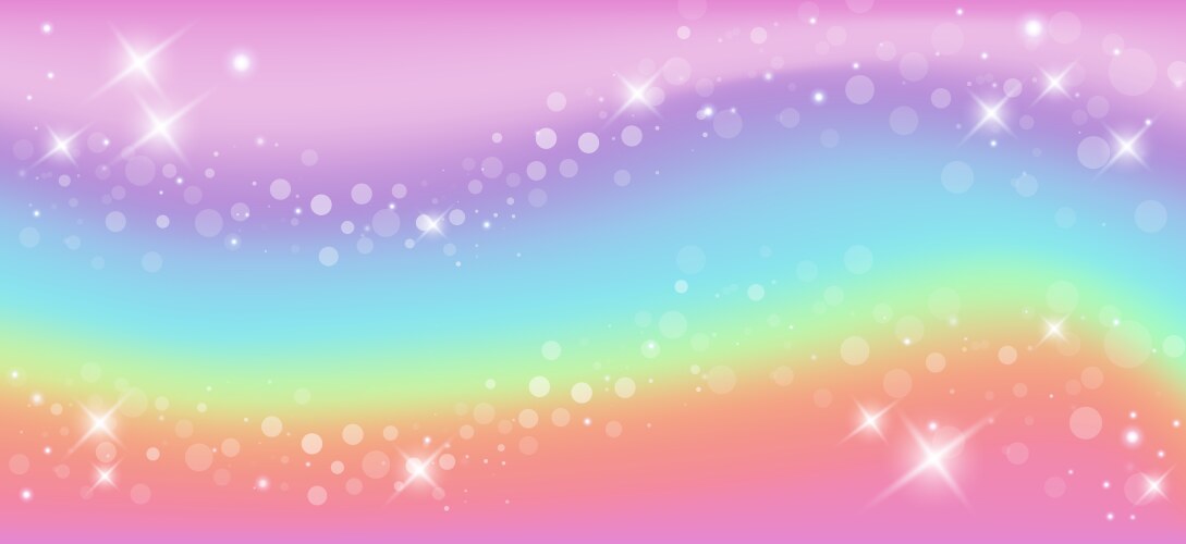 Galaxy rainbow background Royalty Free Vector Image