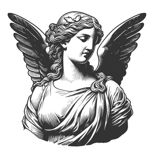 Laurel Angel Vector Images (over 180)