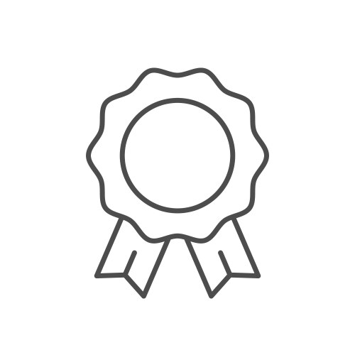 Badge outline templates Royalty Free Vector Image