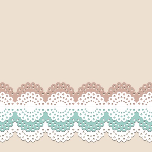 Seamless lace background Royalty Free Vector Image