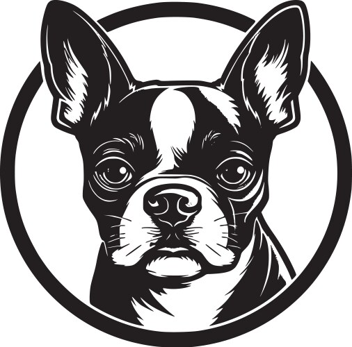 Boston Terrier Vector Images (over 680)
