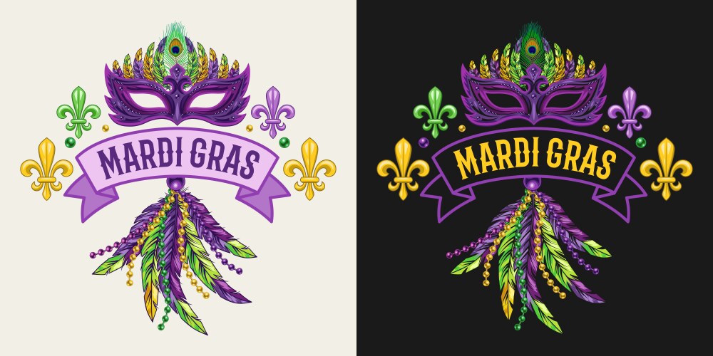Mardi Gras Logo Vector Images (over 1,400)