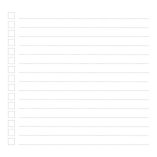 Graph paper printable to do list with check boxes Vector Image
