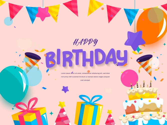 Birthday Backdrop Vector Images (over 64,000)