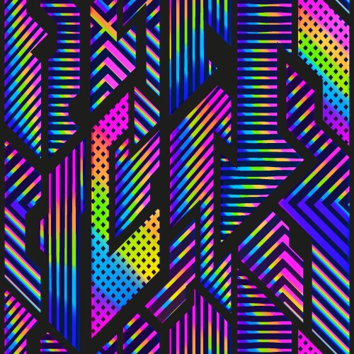 Rainbow Geometric Pattern Vector Images (over 80,000)