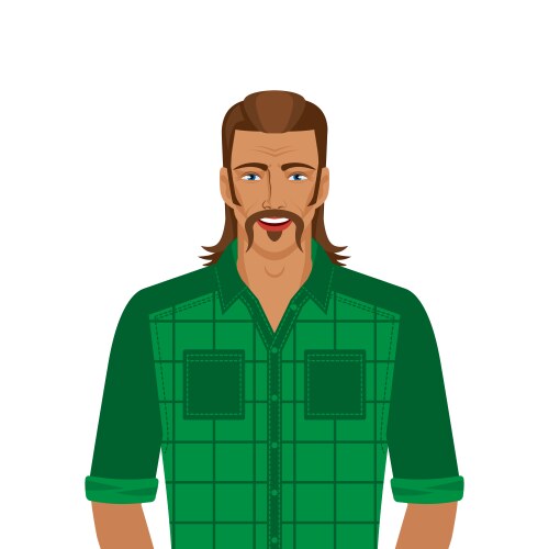 Mullet Hair Vector Images (23)