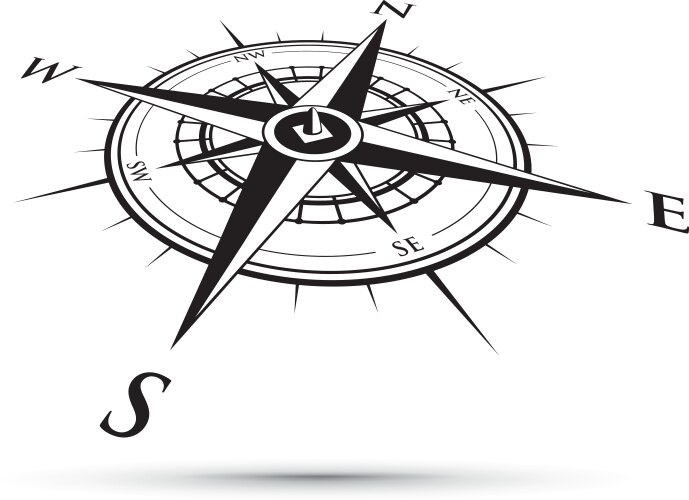 Compass Black and White Vector Images (over 11,000)