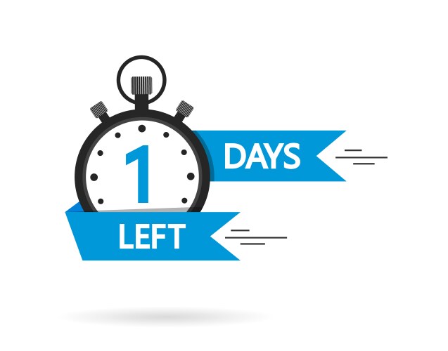 1 Day to Go Vector Images (over 2,200)