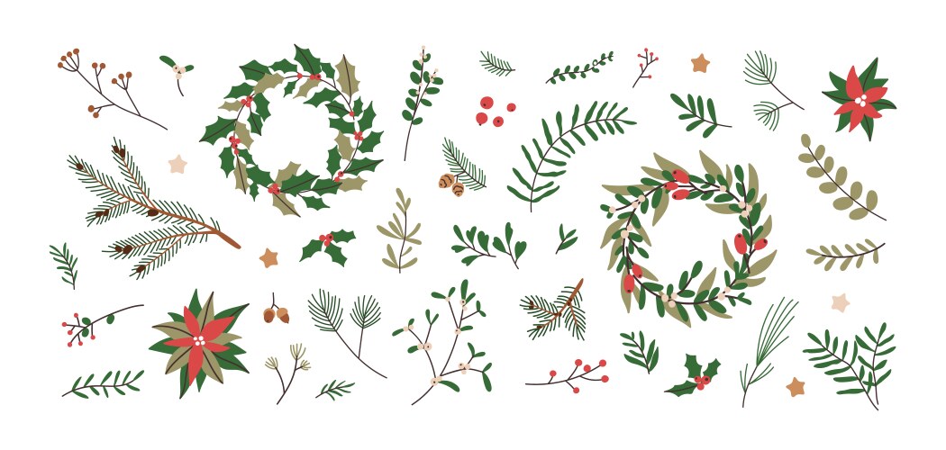 Christmas Leaf Vector Images (over 64,000)