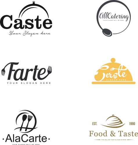 Restaurant dish design Royalty Free Vector Image