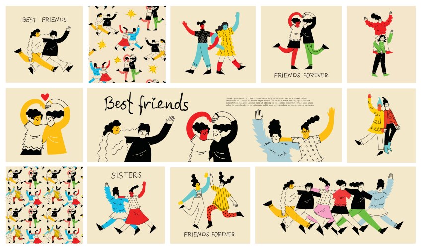 Best Friends Vector Images (over 19,000)