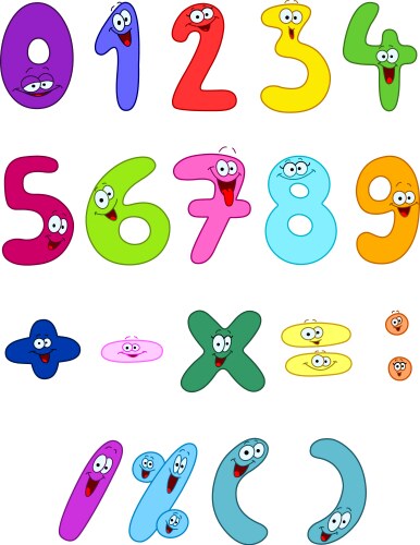 Cartoon Numbers Vector Images (over 80,000)