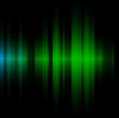 Green rays background Royalty Free Vector Image