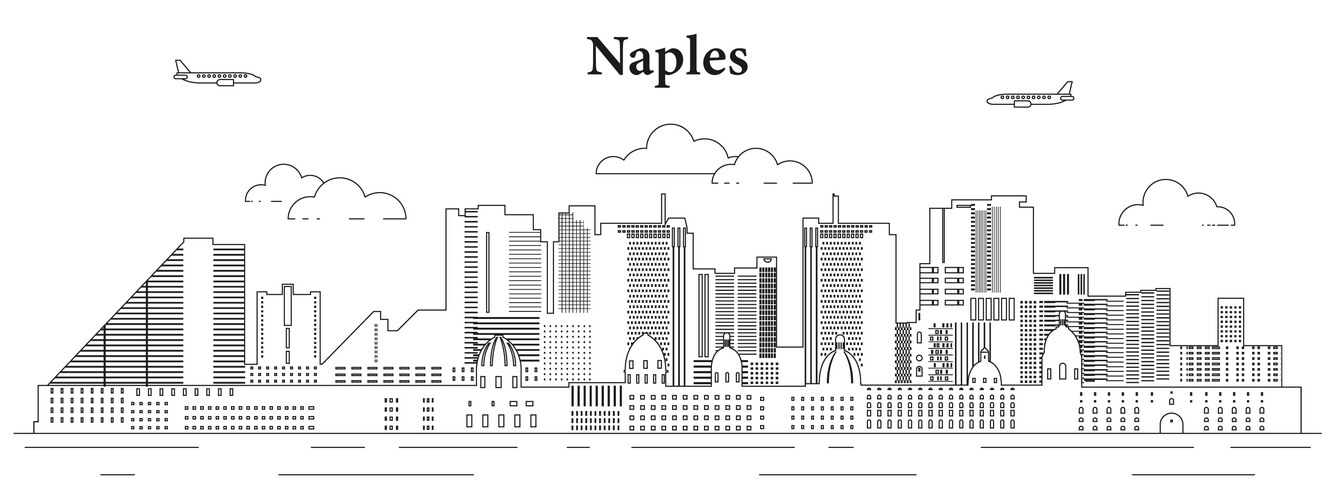Naples Skyline Vector Images (over 180)
