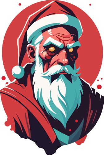 Santa evil Vector Images & Graphics for Commercial Use | VectorStock