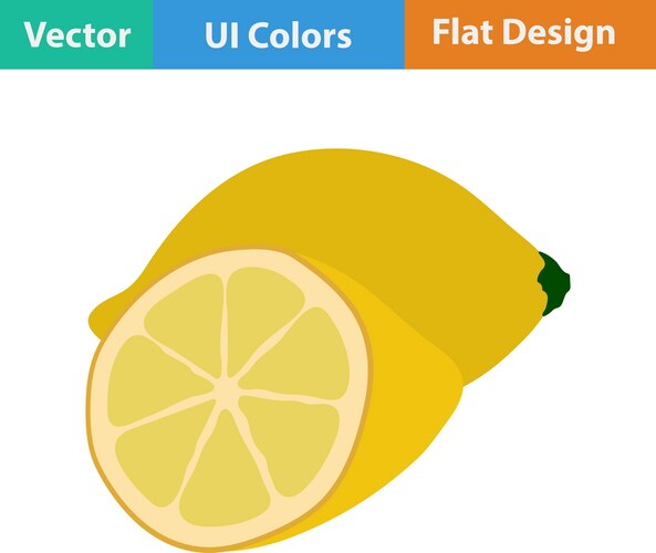 Lemon app icon Royalty Free Vector Image - VectorStock