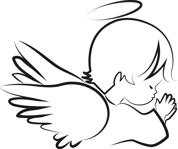 Angel nimb Royalty Free Vector Image - VectorStock