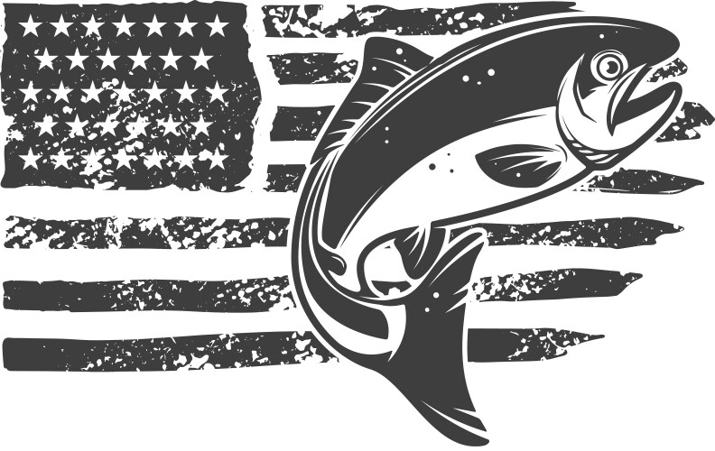 Trout fish Royalty Free Vector Image - VectorStock