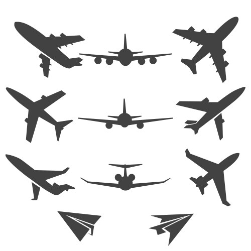 Free Plane Vector Images (over 13,000)