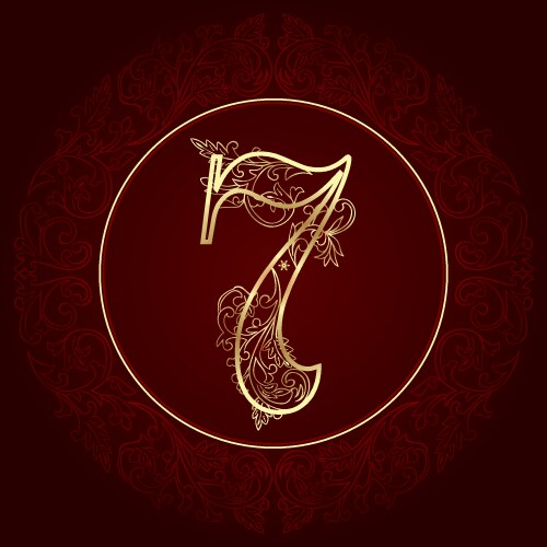 Number 7 Vector Images (over 19,000)