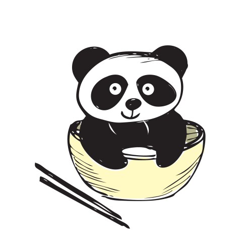 Dunk low panda Royalty Free Vector Image - VectorStock