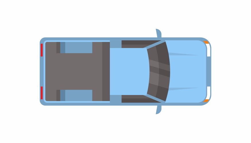 Pickup Truck Top View Vector Images (over 410)